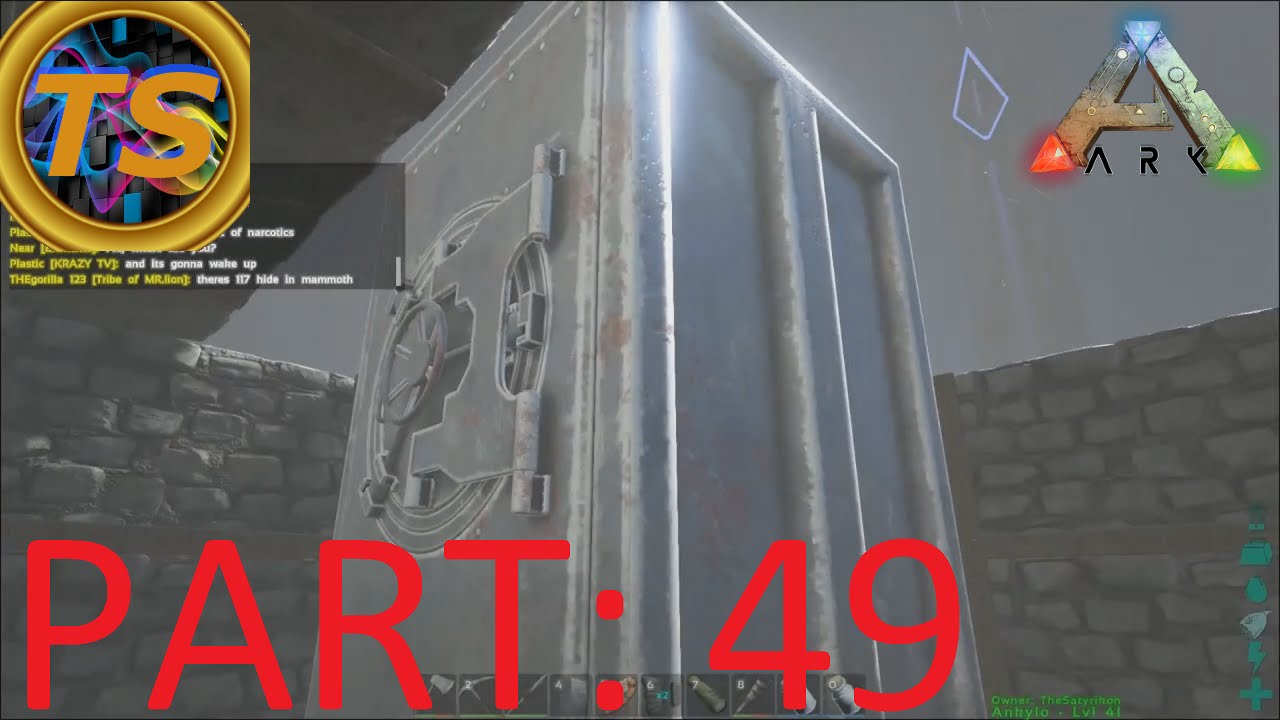 ARK Survival Evolved Gameplay - Part 49: "Building Vault For Safe ...