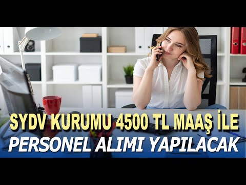 SYDV Kars Daimi Büro Personeli Alımı
