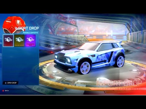 Season 10 Import Drop Opening... In Rocket League (WORST OPENING OF ALL ...