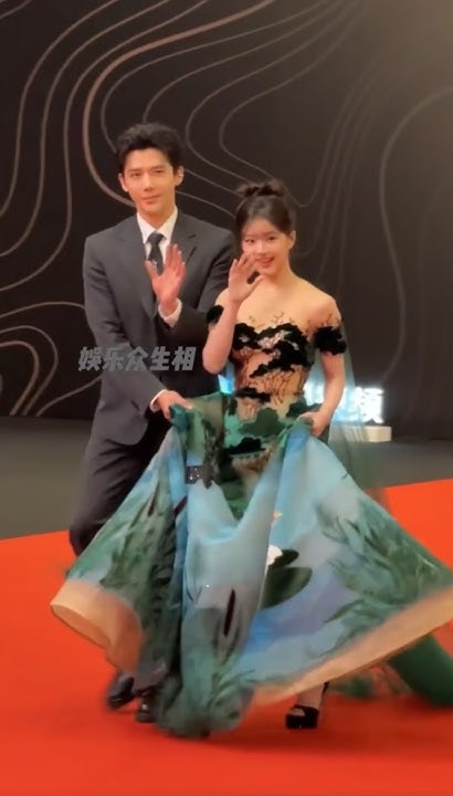 Zhao Lusi and Wang Anyu @ 2023 Tencent vid all star Night red carpet - YouTube