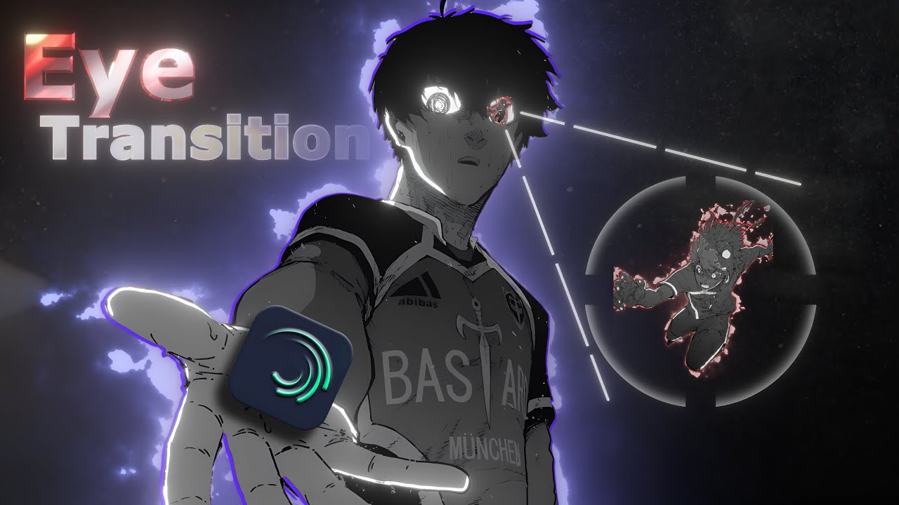 Make This Eye Transition In Your Manga Edit's - YouTube