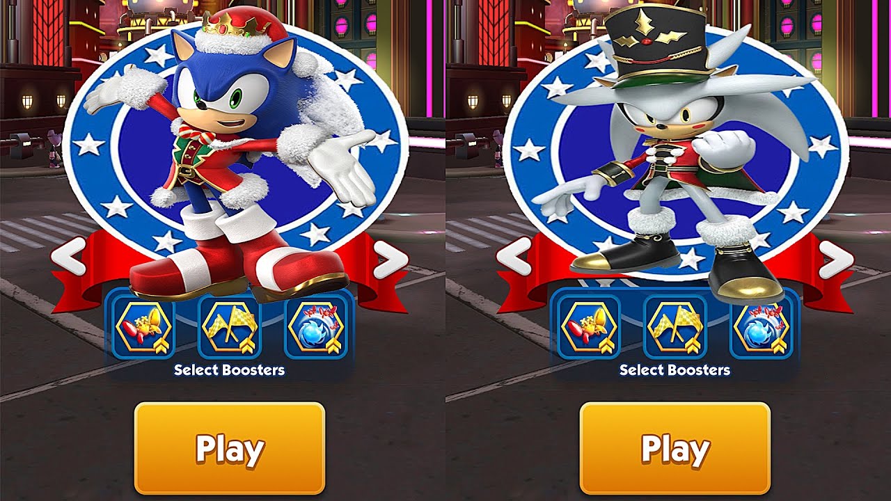 Sonic Prime Dash - SnowDrift Sonic vs Nutcracker Silver | All ...