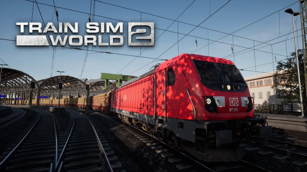 TSW2 Schnellfahrstrecke Köln - Aachen #7| Holztransport mit der BR 187 ...