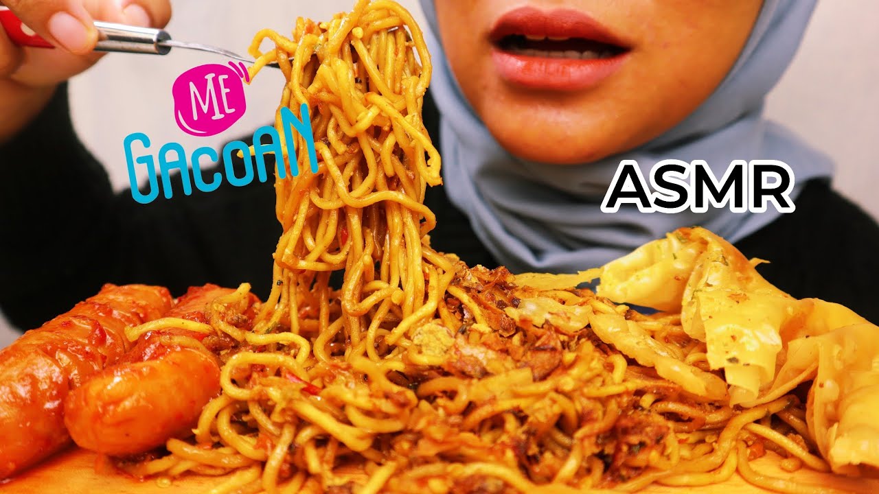 PEDAS NAMPOL 🔥 ASMR MUKBANG MIE GACOAN + OSENG SOSIS SAPI PEDAS 😭 MUKBANG ASMR INDONESIA | - YouTube
