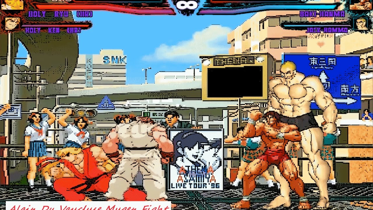 Mugen : Holy Ryu & Holy Ken Vs Baki Hanma & Jack Hanma (Request) - YouTube