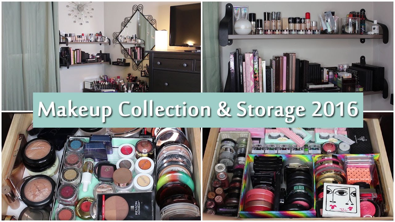 My Makeup Collection And Storage Ideas | Saubhaya Makeup