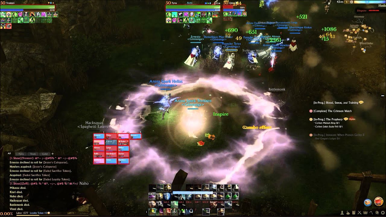 Ginnunga vs Vengeance and East at Hasla - ArcheAge Healer PvP - YouTube