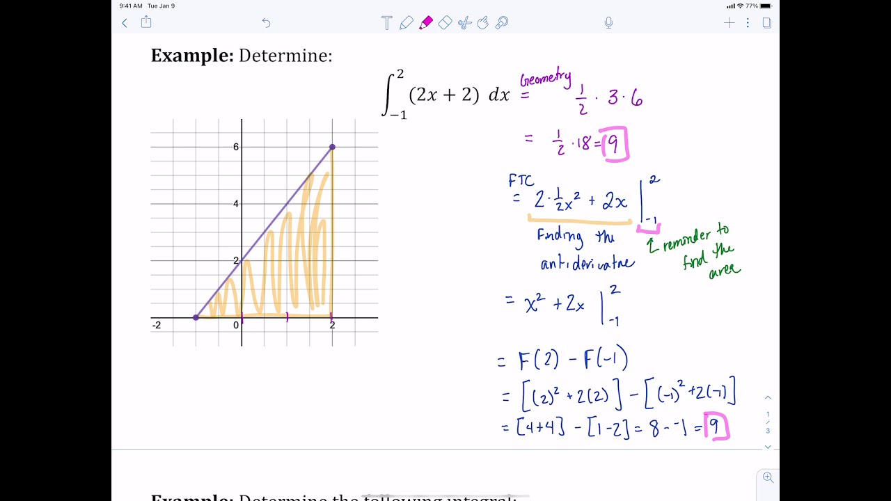 Fundamental Theorem of Calculus - Part 2 - YouTube