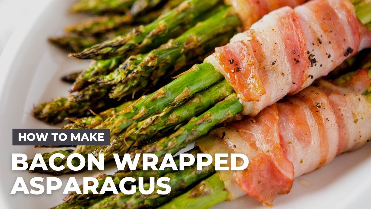 How to Make Bacon Wrapped Asparagus - Holiday Side Dish - YouTube