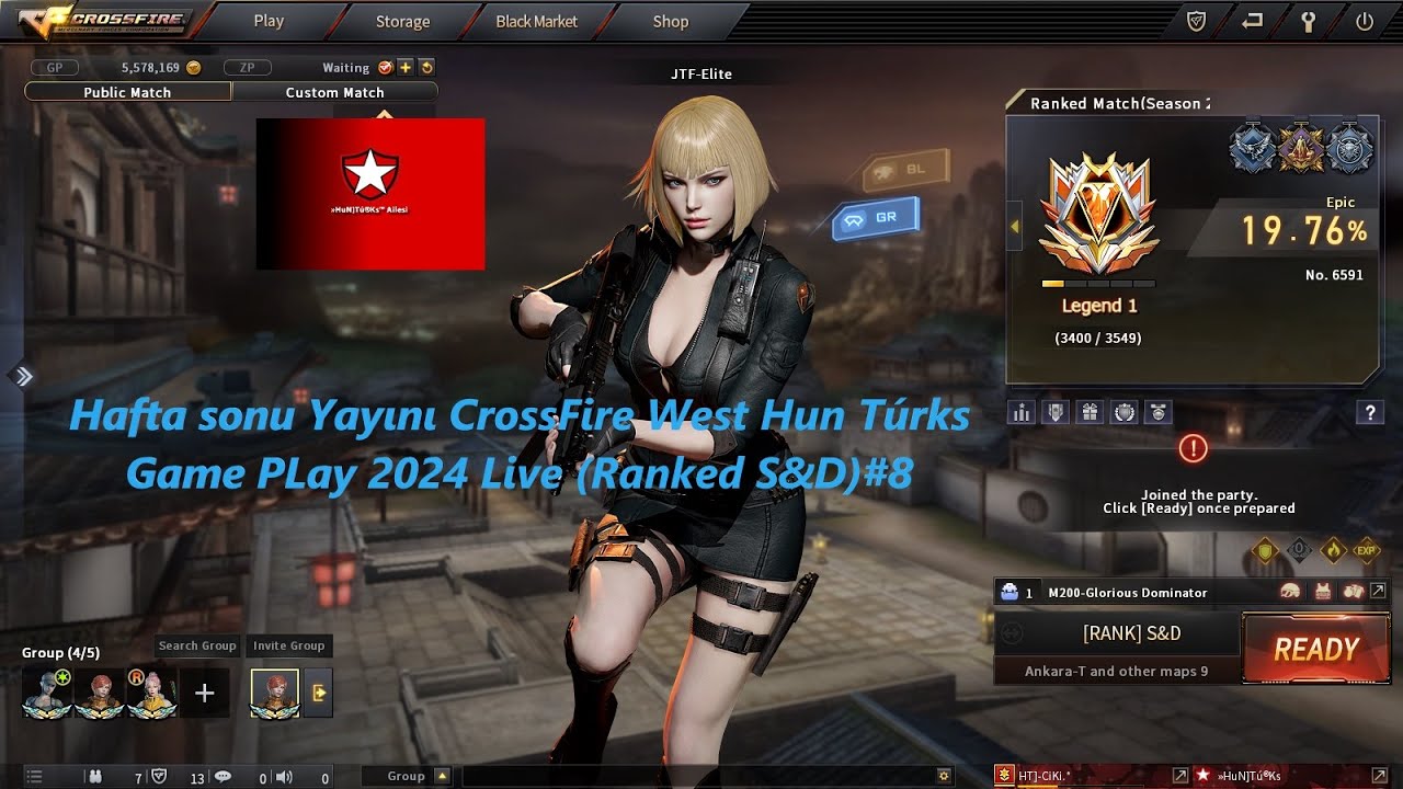 Hafta Sonu Yayını CrossFire West Hun Túrks Game PLay Live 2024 (Ranked S&D)#8 - YouTube