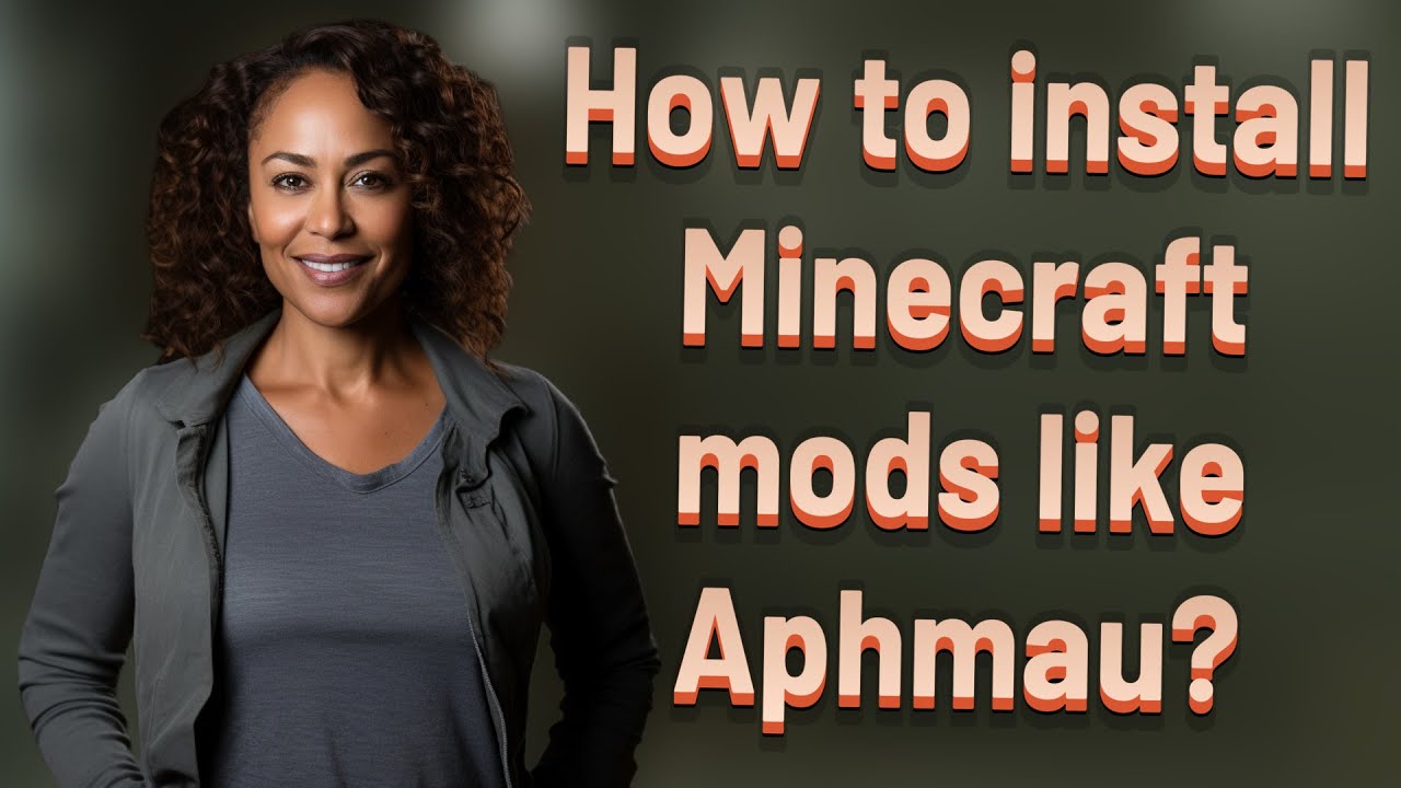How to install Minecraft mods like Aphmau? - YouTube
