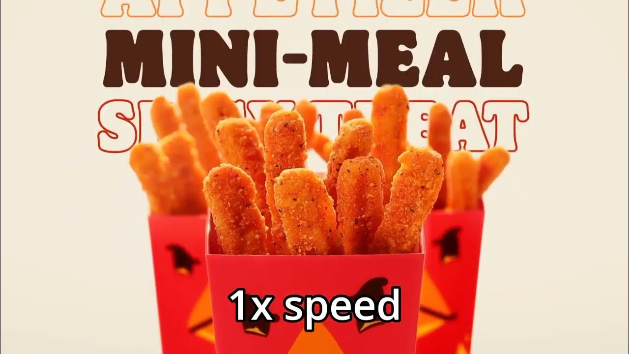 New Ads Burger King Spicy Chicken Fries Commercial But It Gets 2x Faster Everytime Youtube