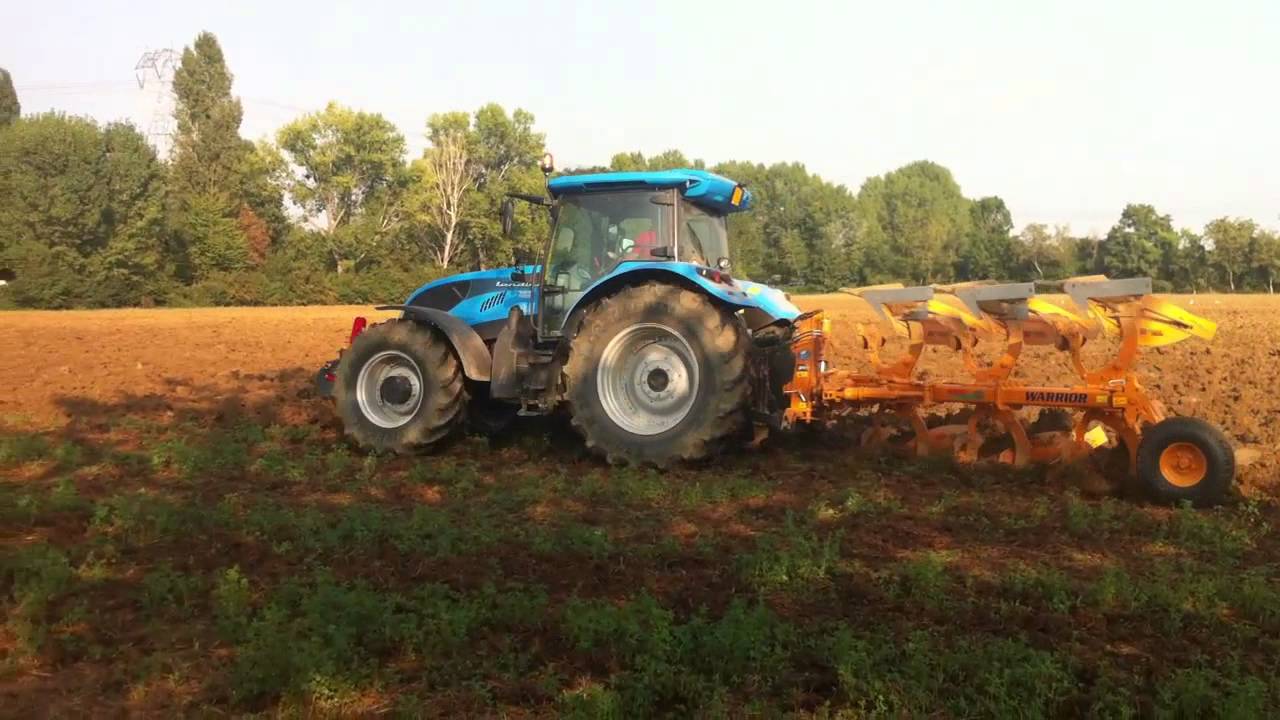 Landini landpower 165+Moro Warrior - YouTube