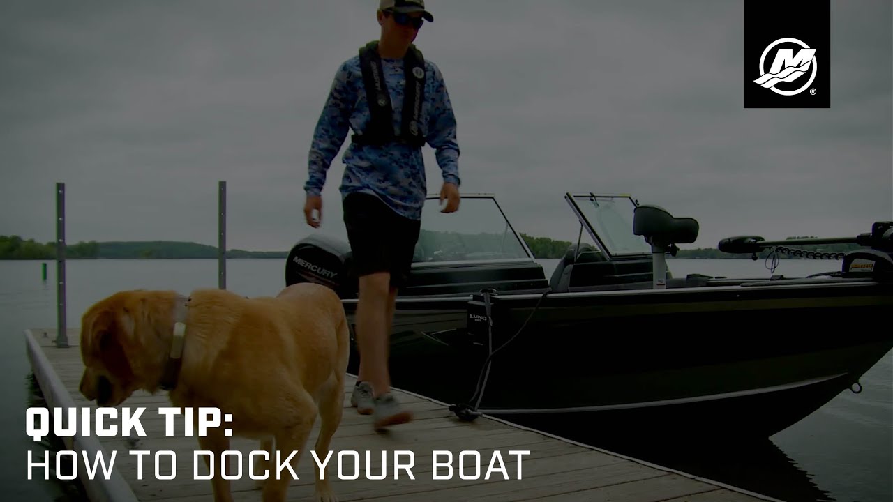 Quick Tip: How to Dock Your Boat - YouTube