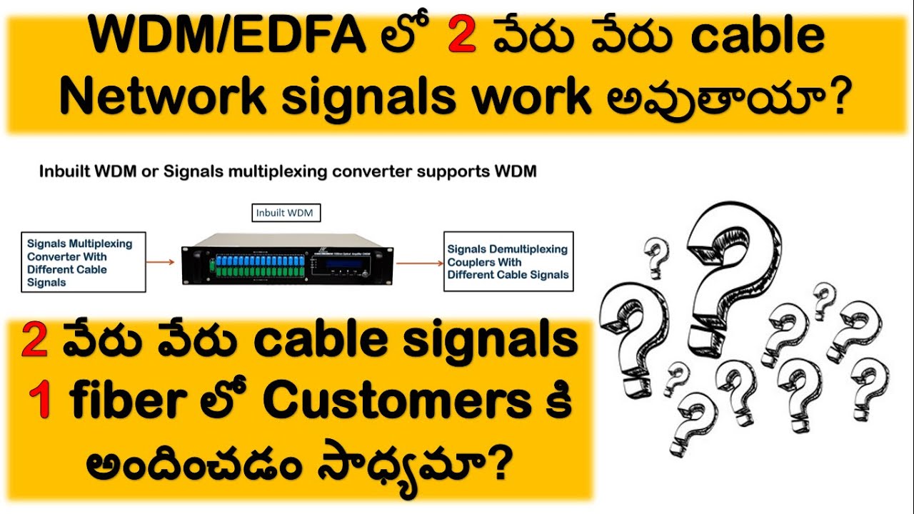Is there Any Possibility to Mix 2 Different cable signals in WDM||1310 ...