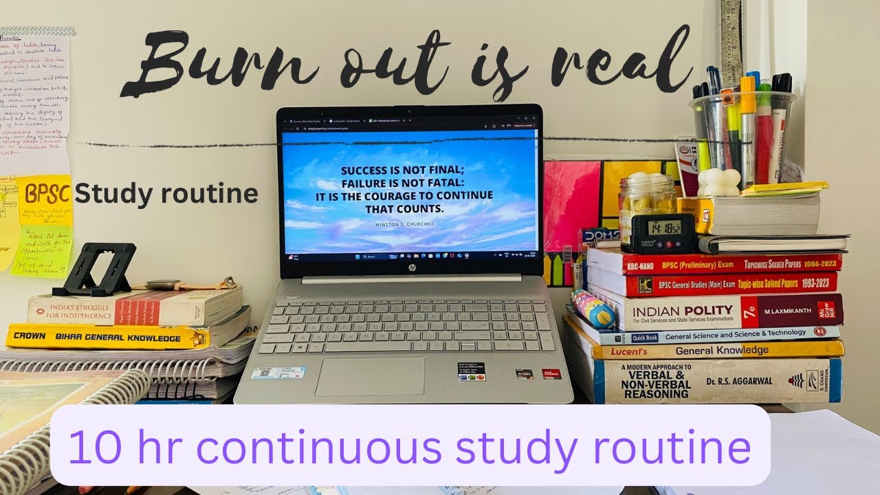 Bpsc study vlog || A day as an average aspirant of BPSC ||Study routine ...