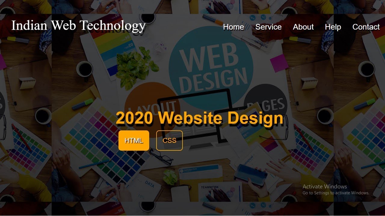 how to create a website using html and css with source code | how to ...