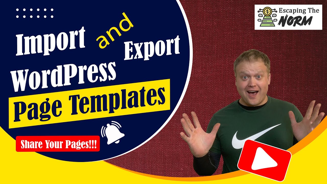 Export A WordPress Page To Another Site With Elementor 022 YouTube export-a-wordpress-page-to-another-site-with-elementor-022-youtube