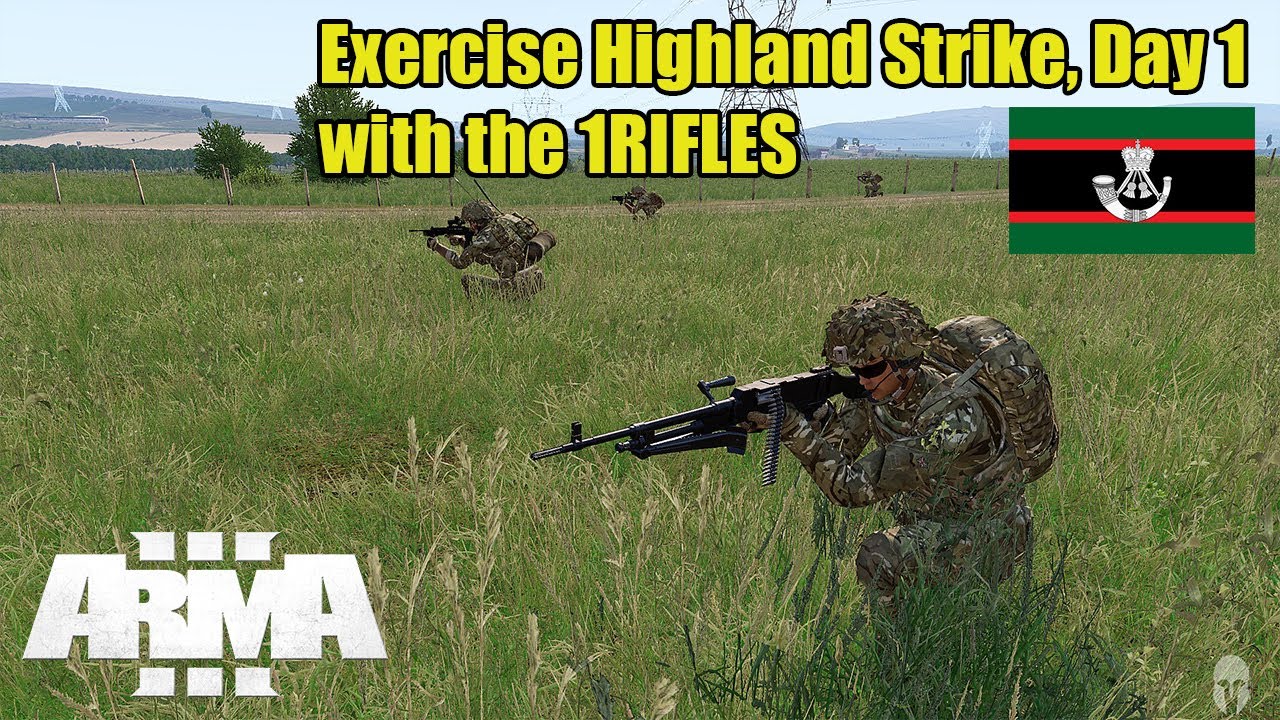 1st Battalion, The Rifles | Exercise Highland Strike, Day 1 - YouTube
