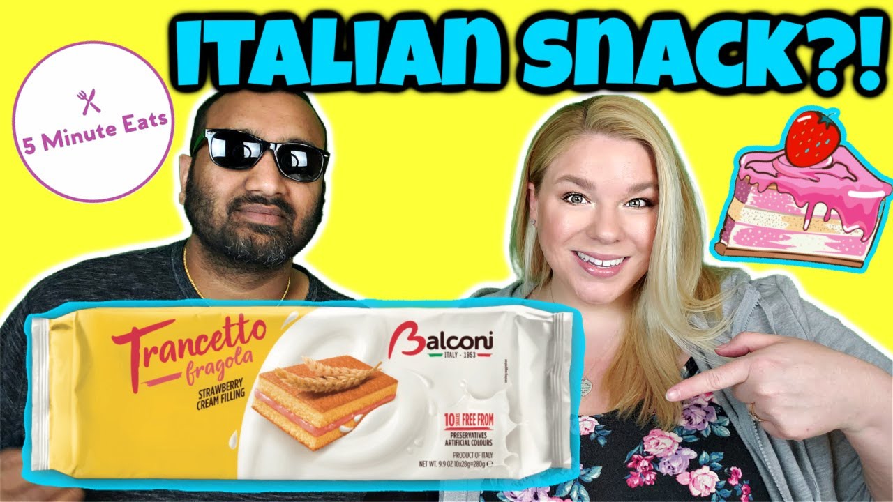 Balconi Trancetto Fragola Strawberry Cream Filling Review - YouTube