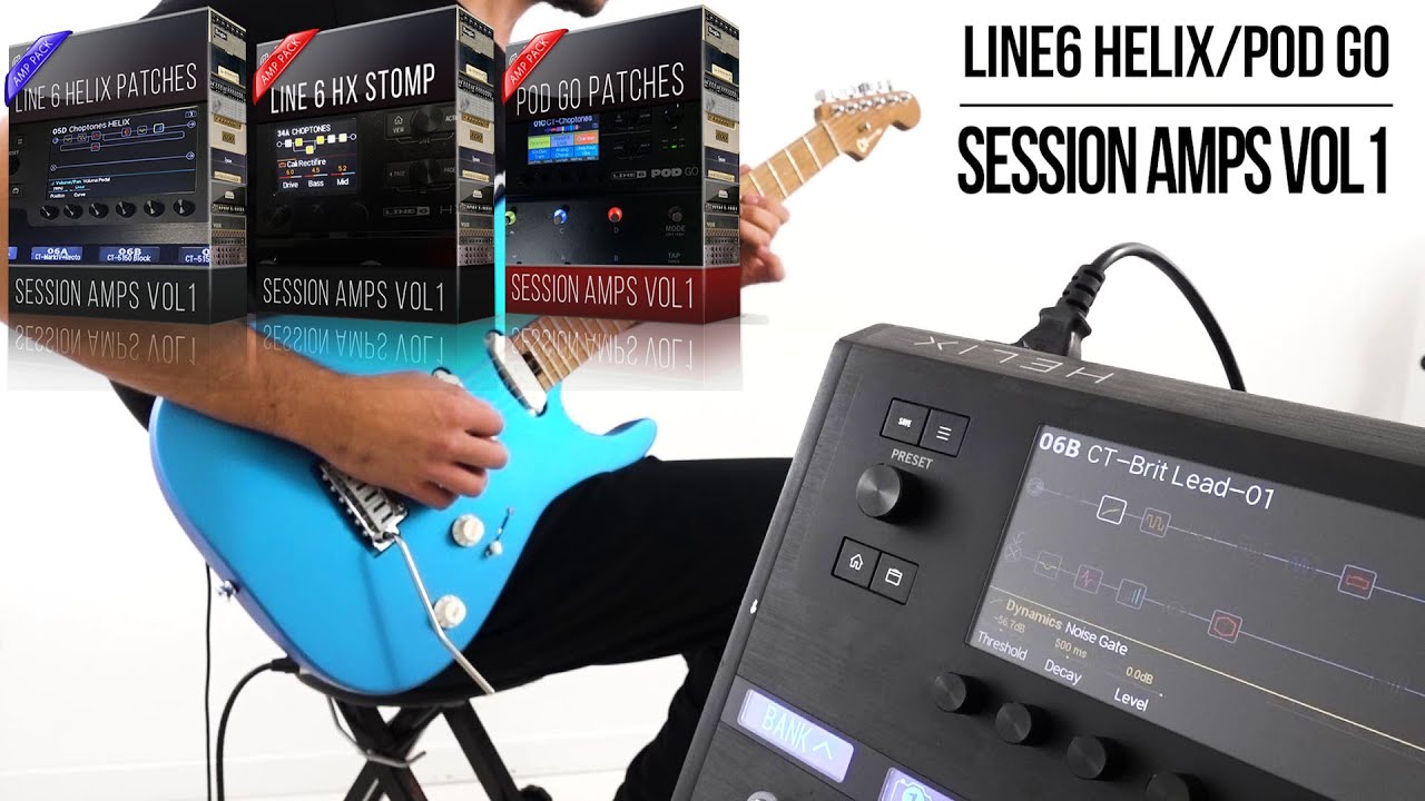 Session Amps vol1 Amp Pack for Line 6 Helix / POD Go Series ...