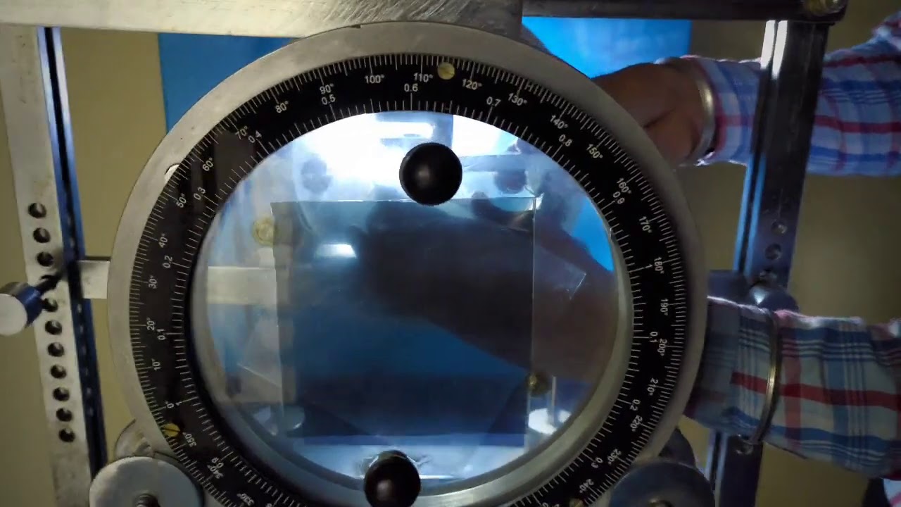Glance of Circular Polariscope: Experiment || Explained by Aishwarya ...
