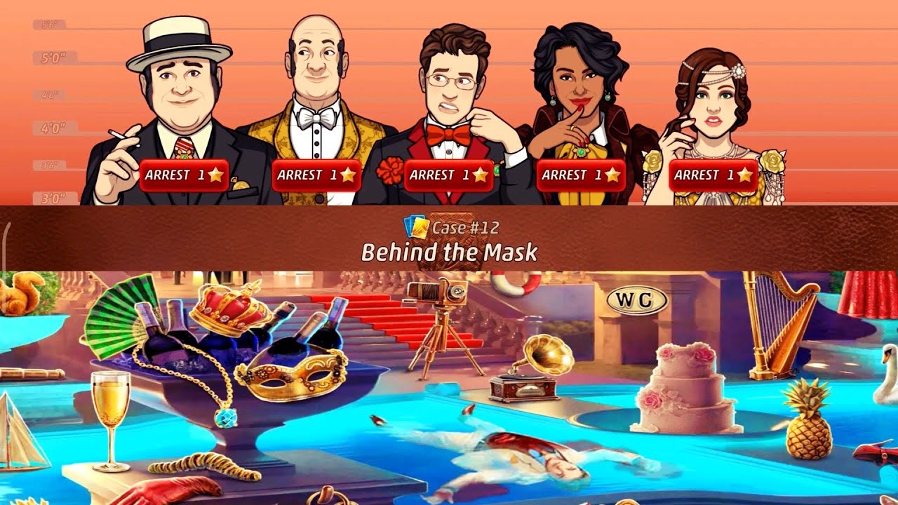 Criminal Case: Mysteries of the Past Case #12 - Behind the Mask ...