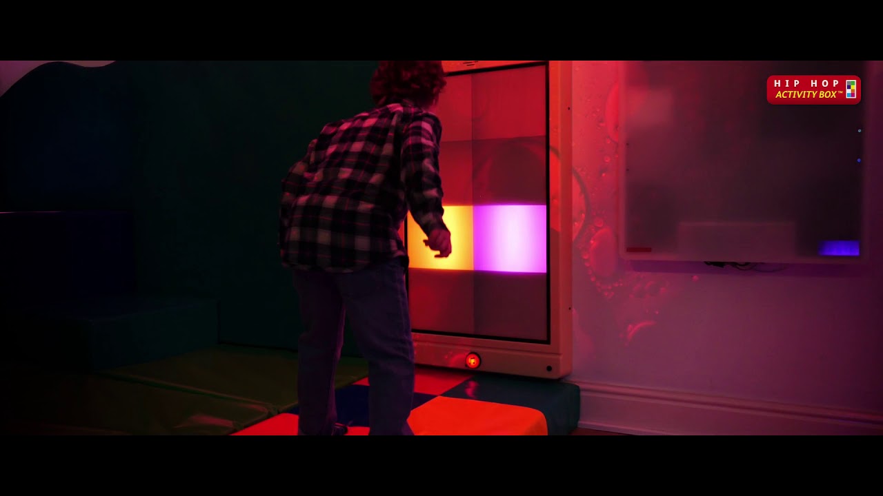 Rompa Hip Hop Activity Box™ Sensory Room Panel - YouTube