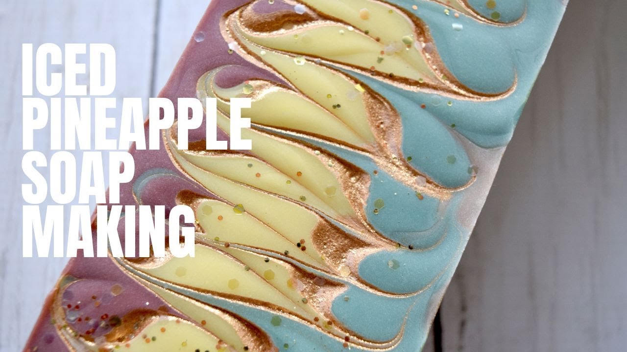 Soap Making Pineapple Soap - One Pot Wonder - Cold Process Soap - YouTube