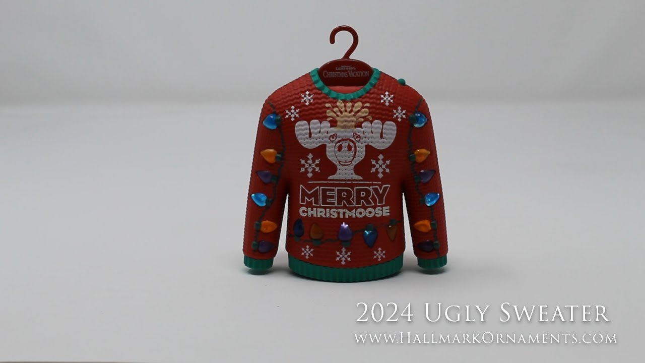 2024 Ugly Sweater Hallmark Ornament - YouTube