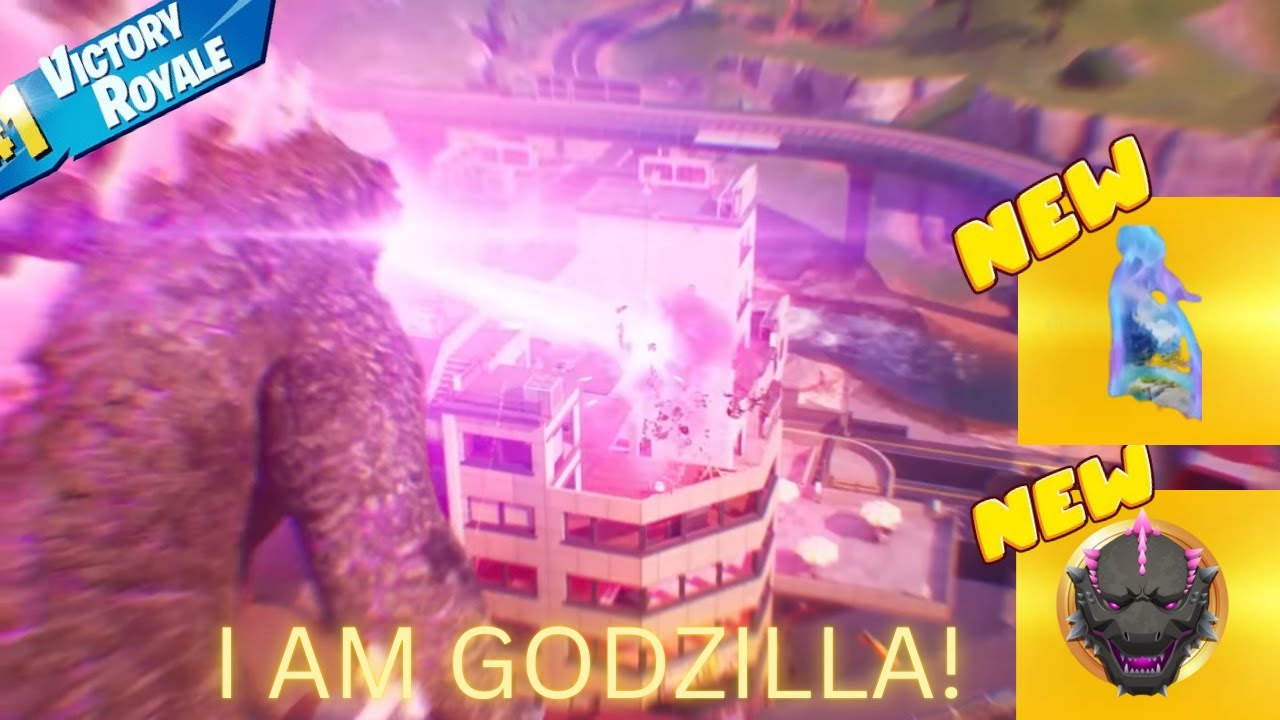 Godzilla is Here! | Victory Royale | THE KNG GAMER - YouTube
