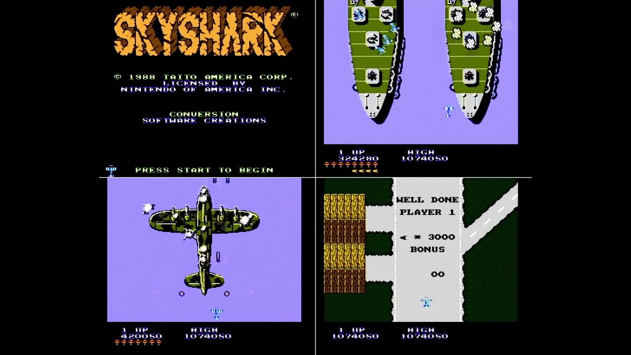 Nintendo Entertainment System (NES) :: [038 ] :: Sky Shark :: 1st, Part ...