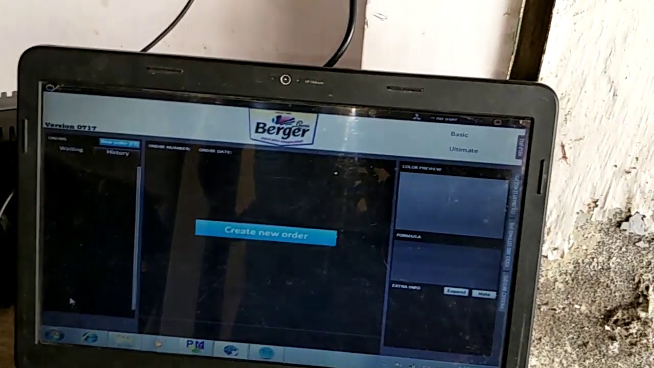 BERGER- COLOUR MACHINE COMPUTER SOFTWARE - YouTube