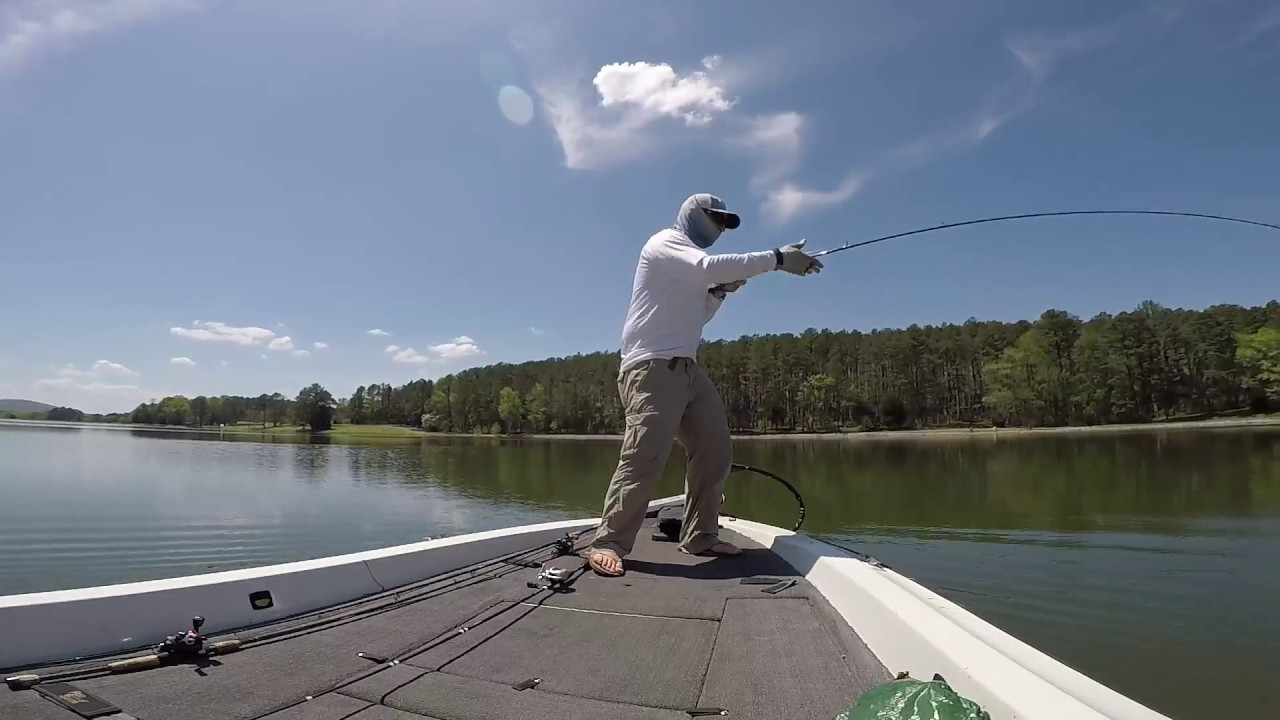 Bass Fishing Madison County Lake - YouTube