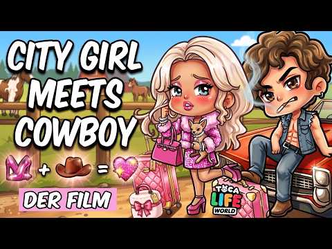 🍿 EXTRA LANGER FILM 💄 VERWÖHNTE DIVA TRIFFT BAD BOY COWBOY 🤠 2 WELTEN PRALLEN AUFEINANDER TOCA STORY