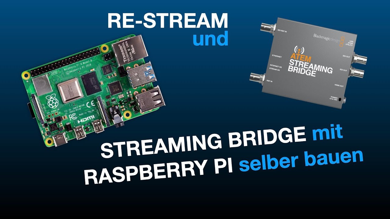 Restream und Streaming Bridge mit Raspberry PI Nginx selber bauen - YouTube