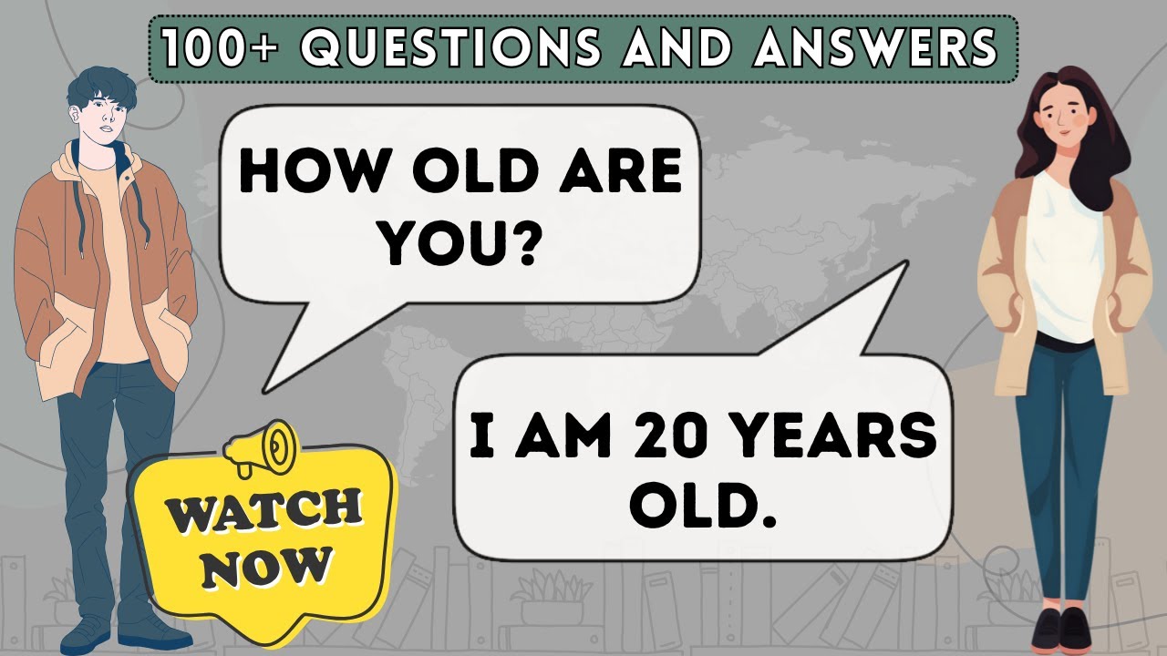 100+ Questions and Answers in English | English Conversation Practice ...