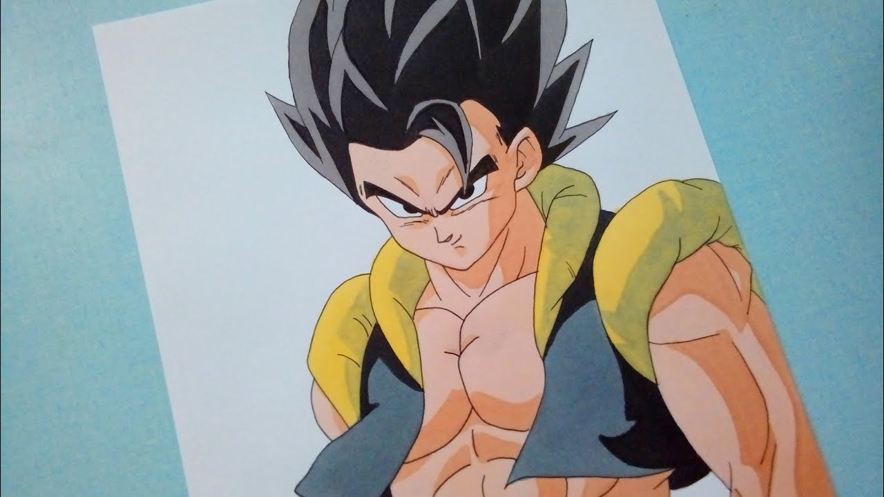 Speed Drawing - Gogeta (DBS Broly) ゴジータ - YouTube