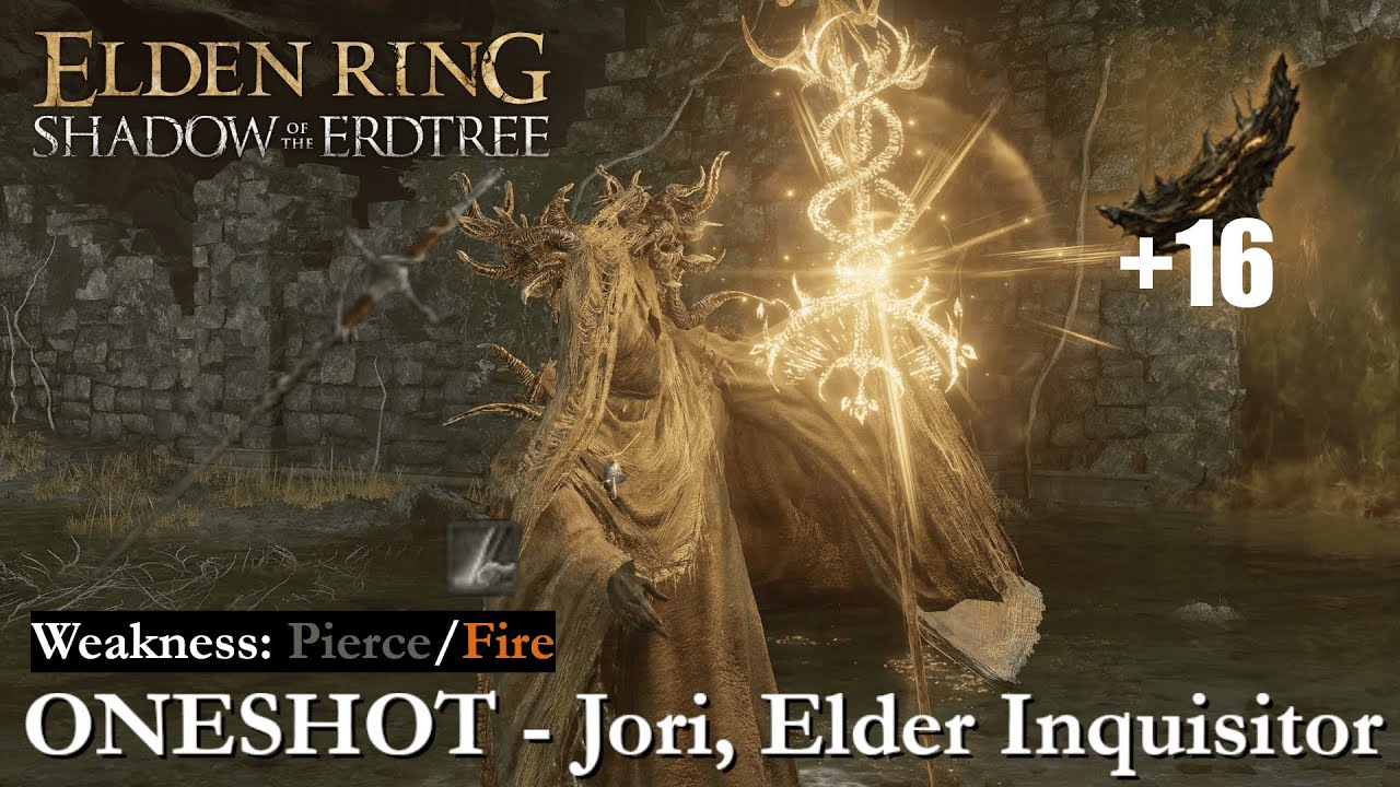 ELDEN RING - ONESHOT All Bosses (34/207): Jori, Elder Inquisitor - YouTube