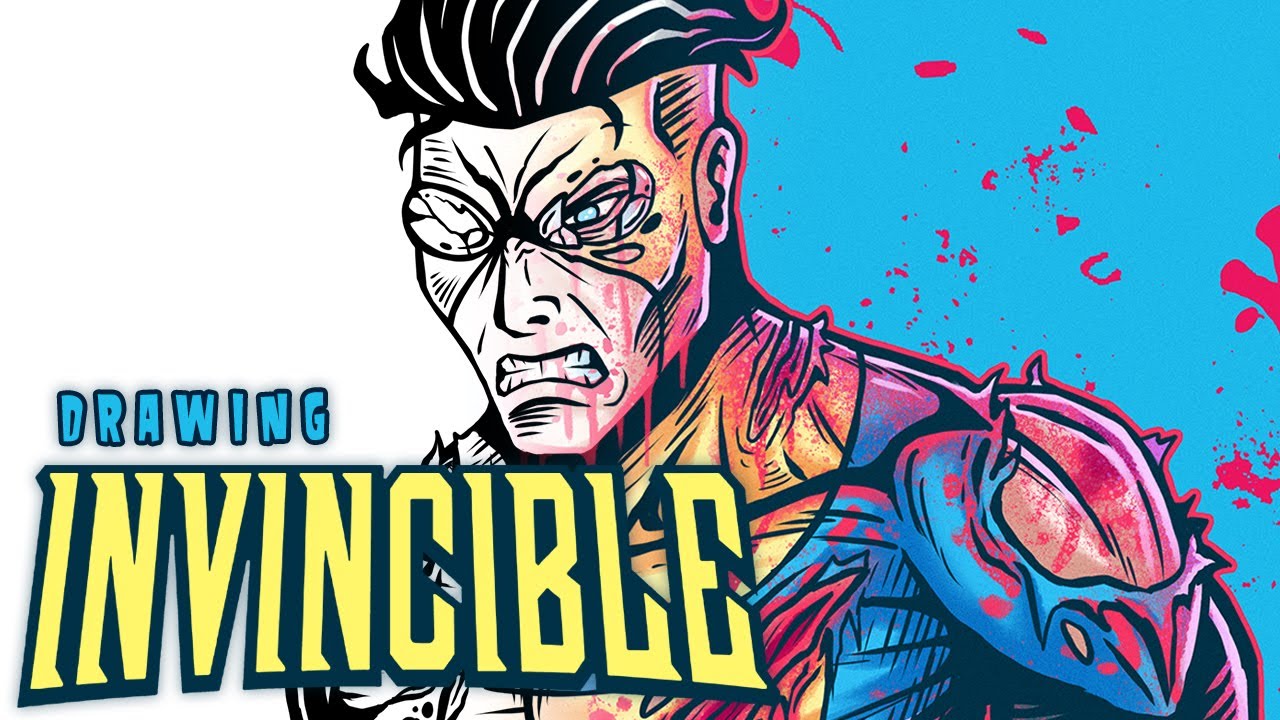 Drawing INVINCIBLE In My Art Style! - YouTube
