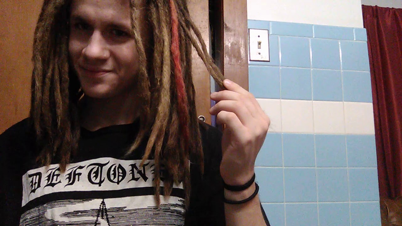 1 year and (almost) 3 months dreadlock towel rub update - YouTube