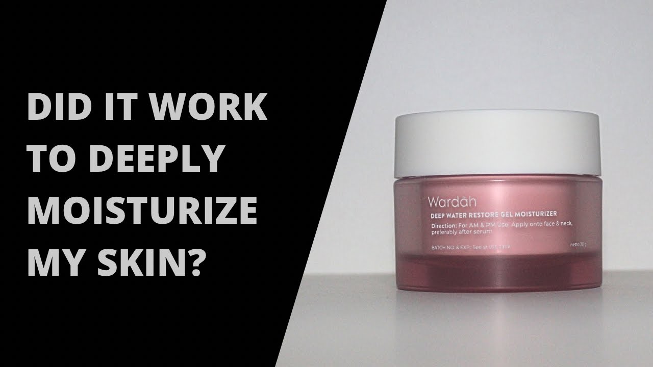 REVIEW | Wardah: 14X Hyaluron + Pentavitin Deep Water Restore Gel Moisturizer | shafiarisa - YouTube