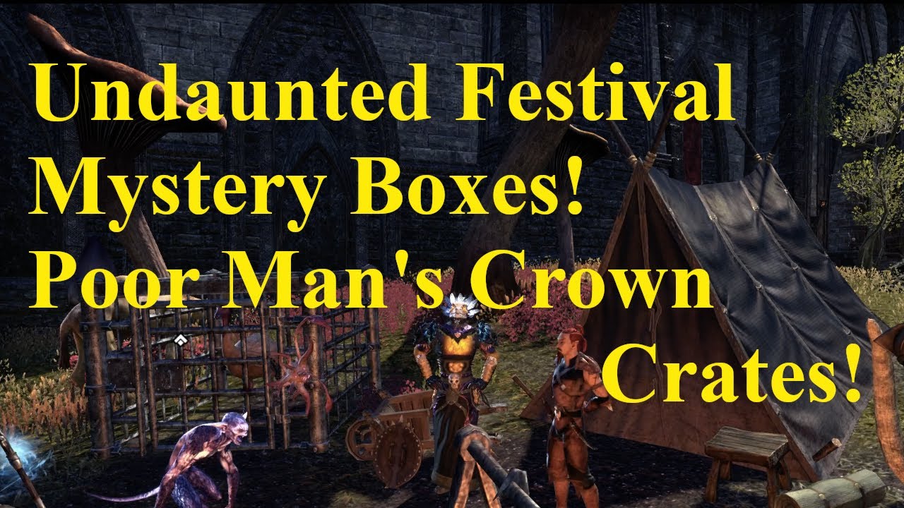 ESO Undaunted Myster Boxes! Poor Man's Crown Crates! - YouTube