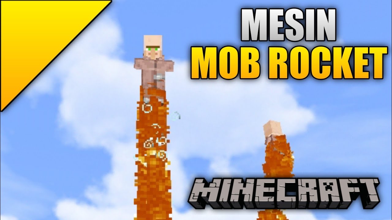 Cara Membuat Mesin Mob Rocket - Minecraft - YouTube