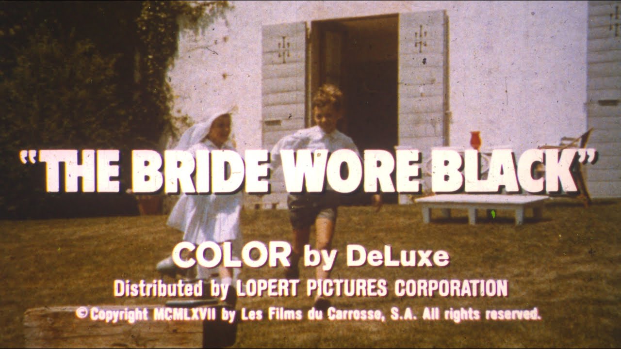 The Bride Wore Black (1968) Trailer - 35mm (IB Technicolor) film scan ...