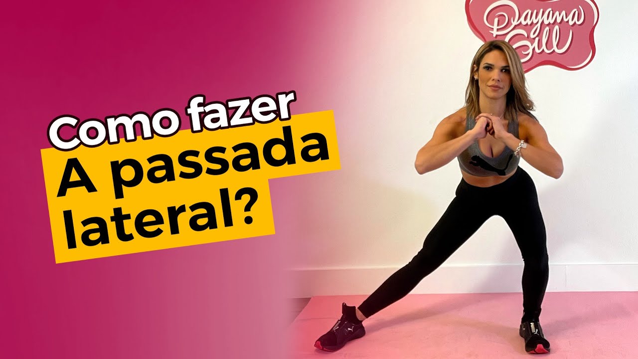 Como fazer o exercício de passada lateral? - YouTube