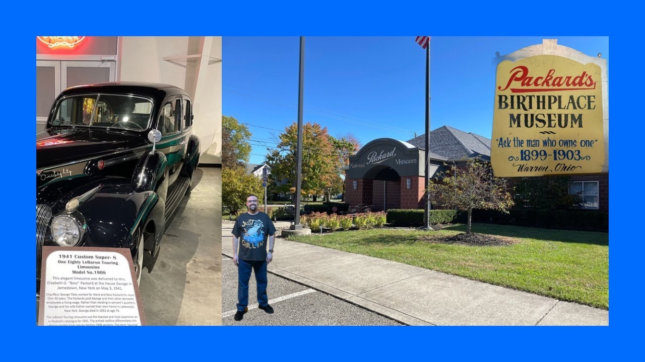Classic Vlog: Packard Museum Warren Ohio - YouTube
