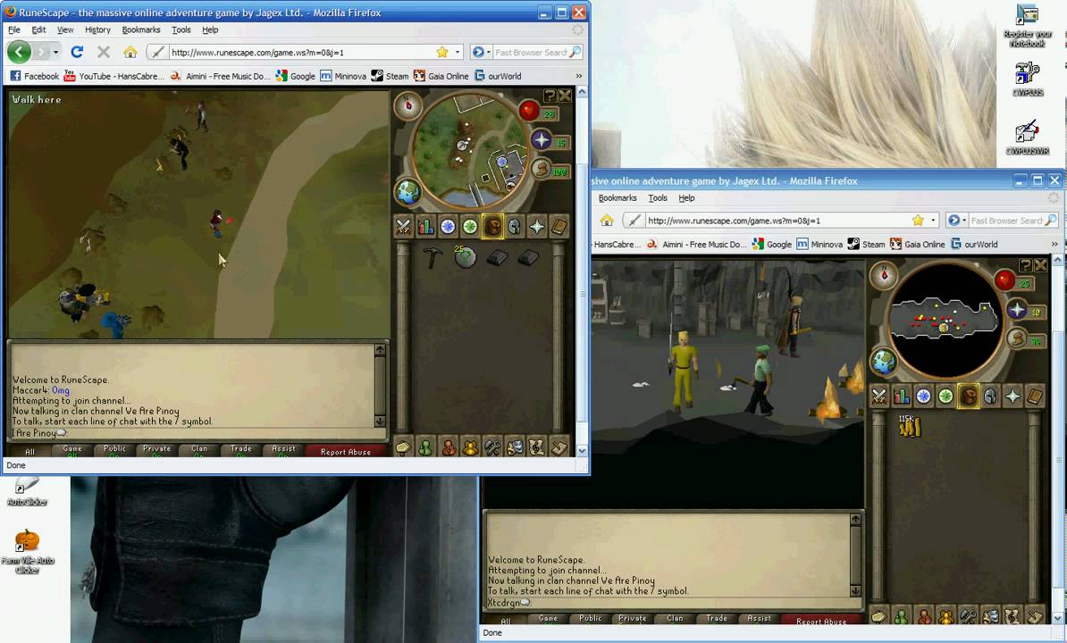 RuneScape, Play 2 Accounts 1 Computer - YouTube
