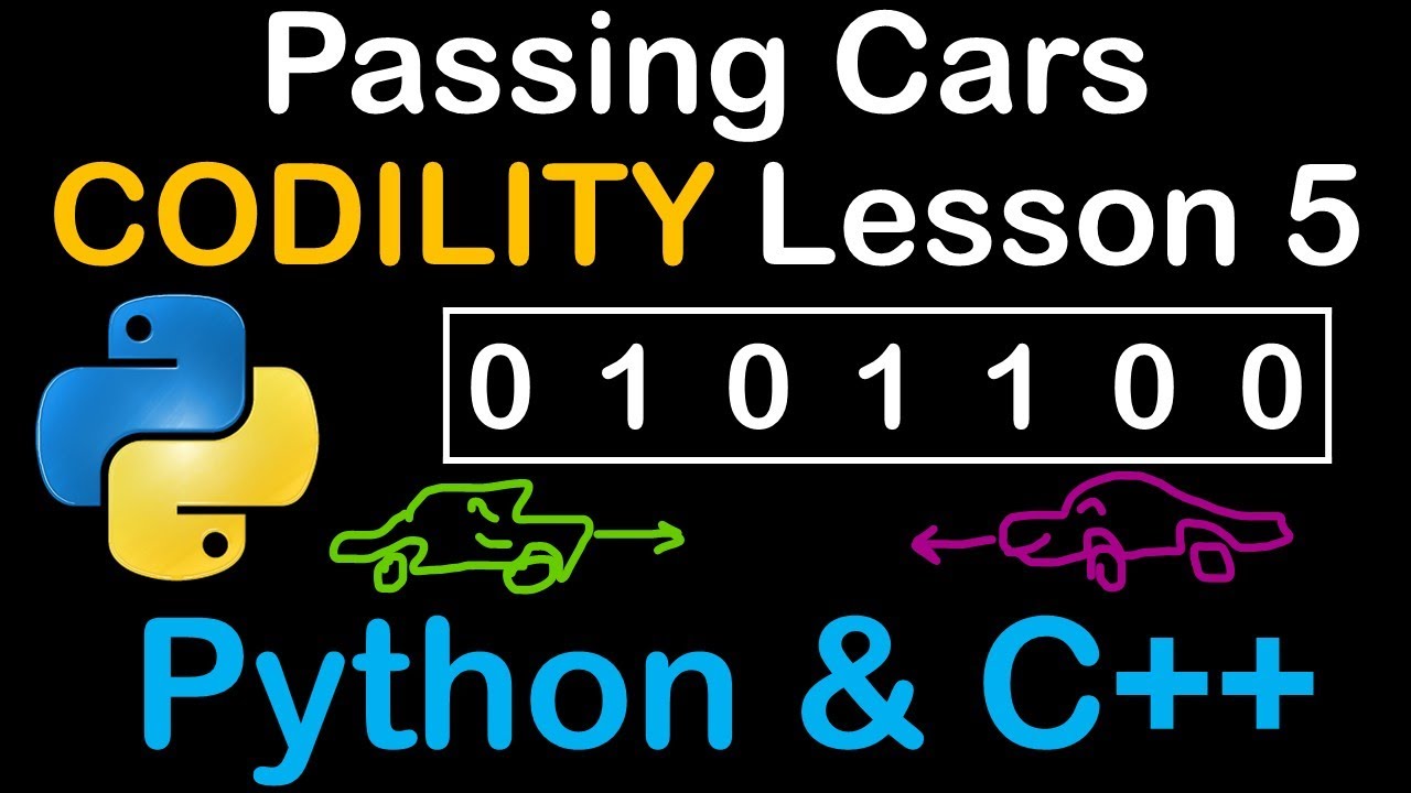 Passing Cars In Python And C Codility Solutions Lesson 5 Youtube 3604