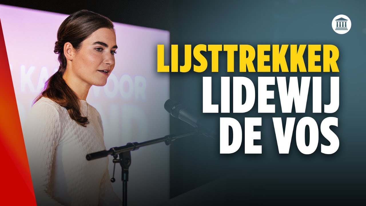 EERSTE SPEECH van Lidewij de Vos als lijsttrekker van FVD: ''Nederland ...